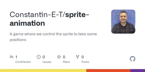 Github Constantin E T Sprite Animation A Game Where We Control The