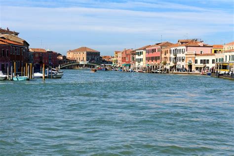 The Main Canal Of Murano Island Venice Italy Editorial Image Image