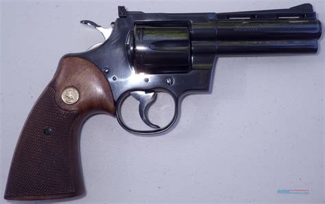 Colt Python 357 Mag 4 Inch Blue For Sale At Gunsamerica