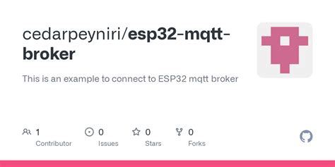 Esp Mqtt Broker WiFi Arduino Ino At Main Cedarpeyniri Esp Mqtt Broker GitHub