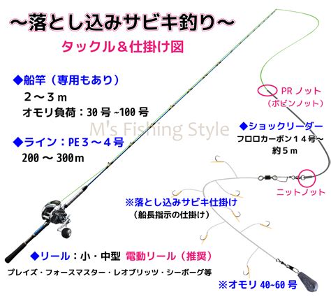 動画あり落とし込みサビキ釣りの仕掛け竿リール喰わせサビキ仕掛けオモリ釣り方のご紹介動画あり落とし込みサビキ釣りの仕掛け
