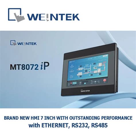 Hmi Weintek Model 7 Mt8072ip