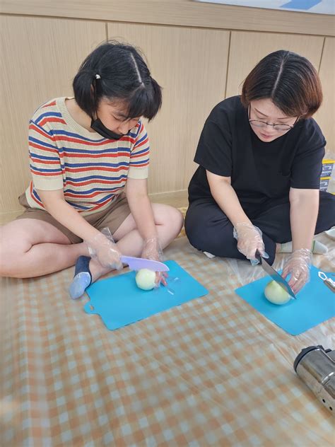 문화취미 프로그램평생교육반 모둠별 요리활동 열린마당