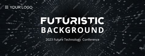 Premium Psd Binary Data Flow Virtual Tunnel Warp