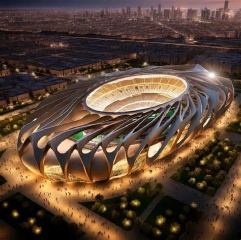 Futuristic Football Stadium Concept