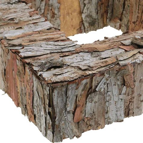 Uk Deco Tree Bark Square Open Pine Bark 30×30cm 00513