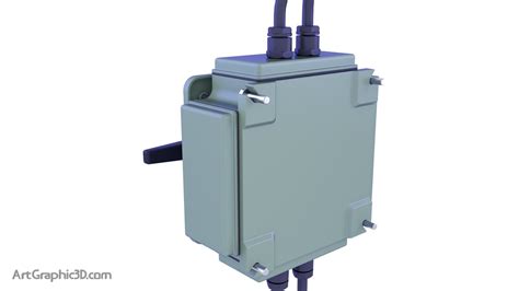 High Voltage Electrical Switch 3d Model Download