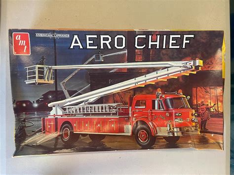 Vintage Amt Aero Chief Fire Truck Model
