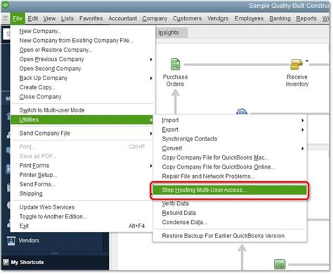 Quickbooks 2015 Company File Location Pos System