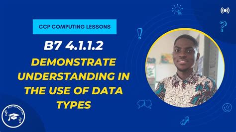 B7 4112 Introduction To Programming Lesson 2 Youtube