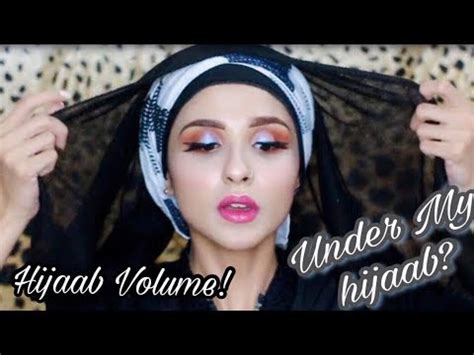 How To Set & Give Volume Under Your Hijaab | Under Hijaab Tutorial - YouTube