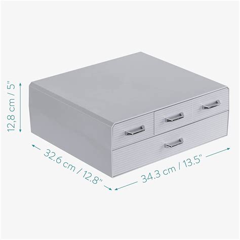 Navaris Capsule Holder Κουτί Αποθήκευσης με 4 Συρτάρια για Κάψουλες