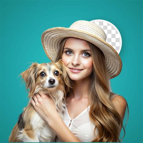 Portrait Of Woman Hugging Her Best Friend Premium Ai Generated Psd