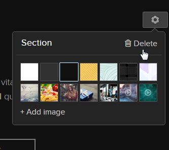 How To Delete A Section Combell Support