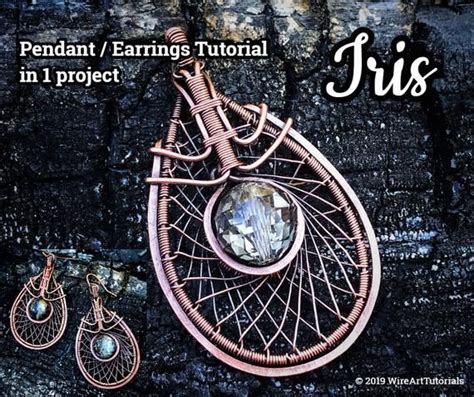 Wire Wrap Tutorial Wire Wrapping Pattern Wirearttutorials Iris Art