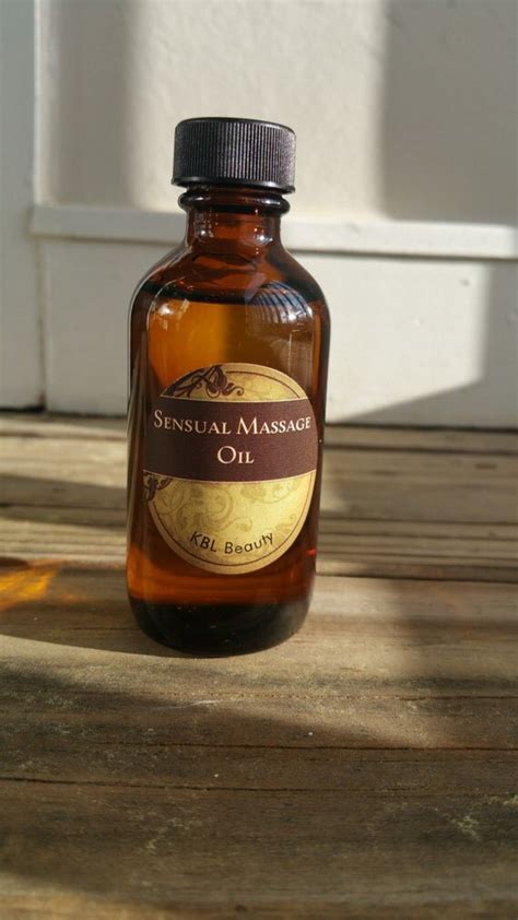 Sensual Massage Oil By Kblbeauty On Etsy