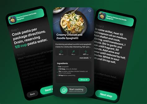 Recipe App Design With Step By Step Directions By Ádám Görög On Dribbble