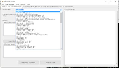 Fail Setting Wmi Code Creator 사용법