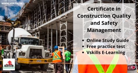 Certificate In Construction Quality And Safety Management Tutorial