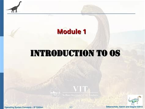 Operating System Module1 Lecture Notesppt