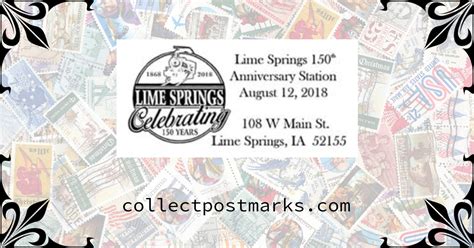 Lime Springs Th Anniversary Station Lime Springs Iowa