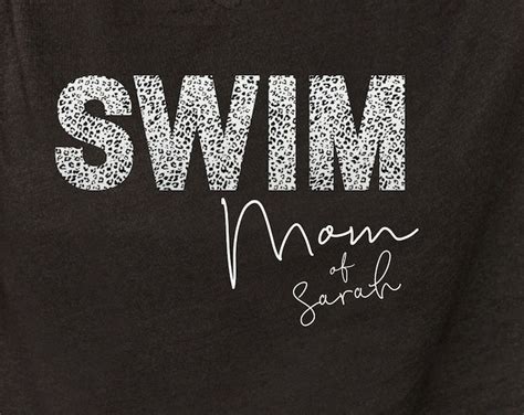 Swim Mom T Shirt Etsy