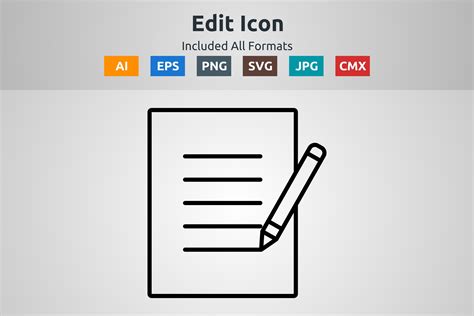 Edit Vector Outline Icon Graphic By Abidehtisham Creative Fabrica