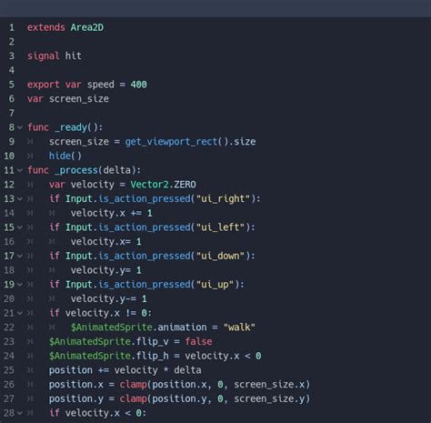 godot docs your first 2d game coding your player questions page 2