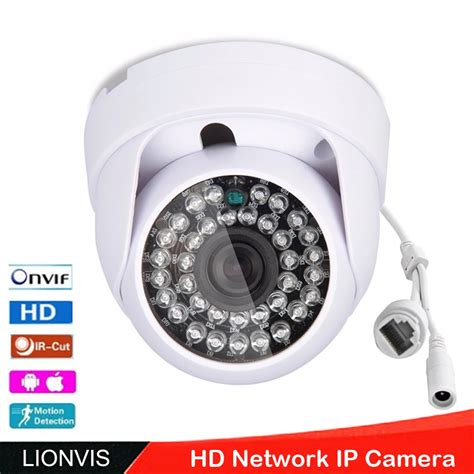 PoE IP Camera P ONVIF Network CCTV Security Infrared Led Night Vision Surveillance Dome