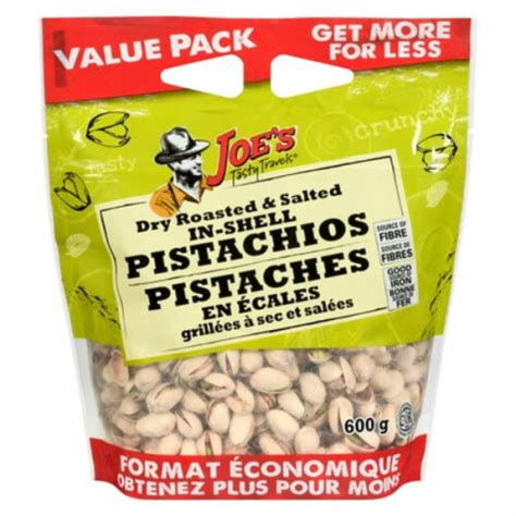 Joe S Tasty Travels Value Pack Dry Roasted Salted In Shell Pistachios