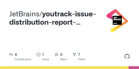 Github Jetbrainsyoutrack Issue Distribution Report Widget