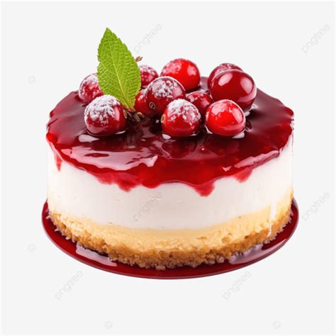 체리 토핑과 크리스마스 장식을 곁들인 치즈케이크 치즈 케잌 타르트 과일 케이크 Png 일러스트 및 이미지 에 대한 무료 다운로드 Pngtree