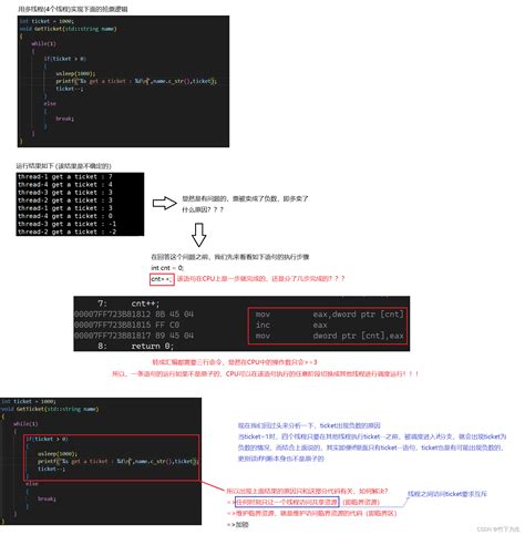 Linux 多线程下linux Ticket Csdn博客