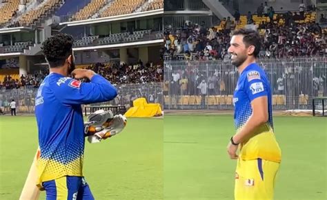 Ipl 2023 Watch Chepauk Crowd Goes Crazy As Ms Dhoni Walks Out To Bat