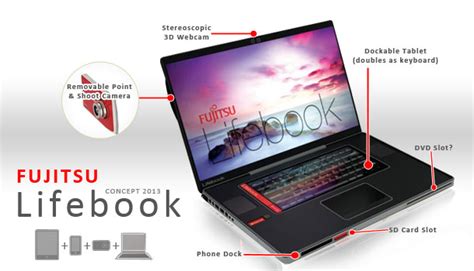 العلوم الهندسيه احدث لاب توب في العالم فوجيتسو Fujitsu Lifebook 2013