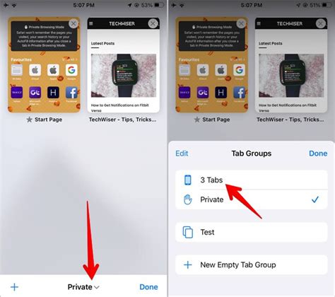 How To Enable Or Disable Private Browsing On Ios 15 Techwiser