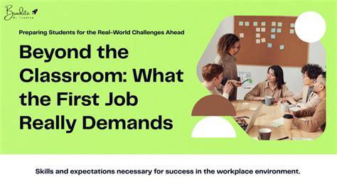 Beyond The Classroom What The First Job Really Demands