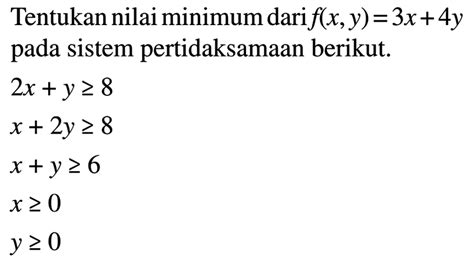 Nilai Maksimum Dan Nilai Minimum Matematika Colearn