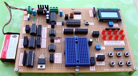 Experimenters Board For Enhanced Mid Range Pic Microcontrollers Pic16f1827 And Pic16f1847