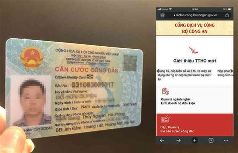 Cách Xin Cấp Lại Căn Cước Công Dân Gắn Chip Online