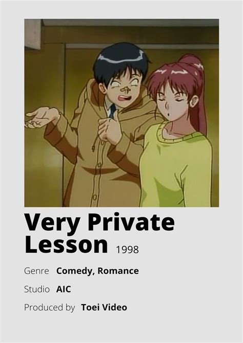 Very Private Lesson Anime Poster