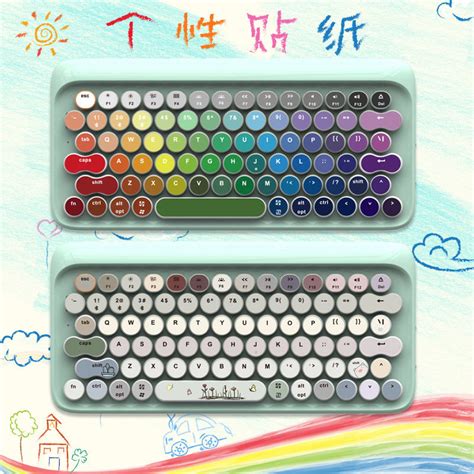 Lofei Dot Keyboard Sticker Key Sticker Wireless Keyboard Sticker Ipad Letter Sticker Cartoon