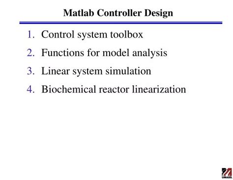 Ppt Matlab Controller Design Powerpoint Presentation Free Download