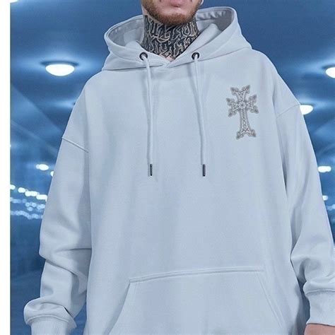 男女兼用 オーバーサイズ パーカー 白 Xl ロック アメカジ ヒップホップの通販 By ゆうすけs Shop｜ラクマ