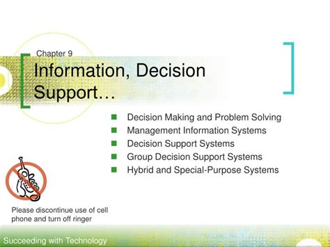 Ppt Information Decision Support Powerpoint Presentation Free
