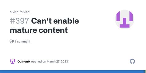 Can T Enable Mature Content Issue 397 Civitai Civitai GitHub