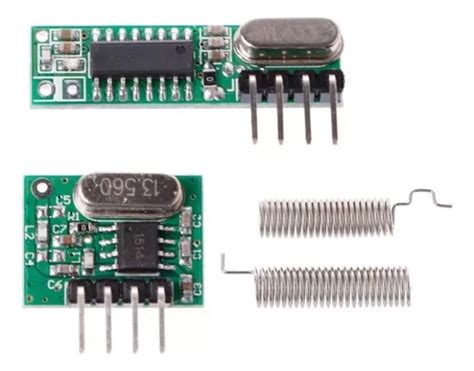 Kit Rf 433mhz Superheterodino Para Arduino Esp8266 Esp32 R 39 Em