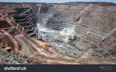 Blasting Bottom Kalgoorlie Super Pit One Stock Photo 1514572139 Shutterstock