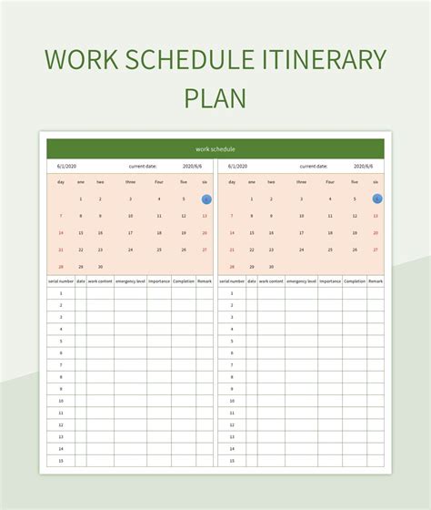 Customer Monthly Visit Schedule Excel Template And Google 40 OFF