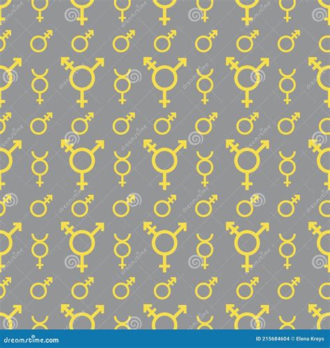 Pattern Female Gender Lgbt Lesbian Homosexuality Stock Vector